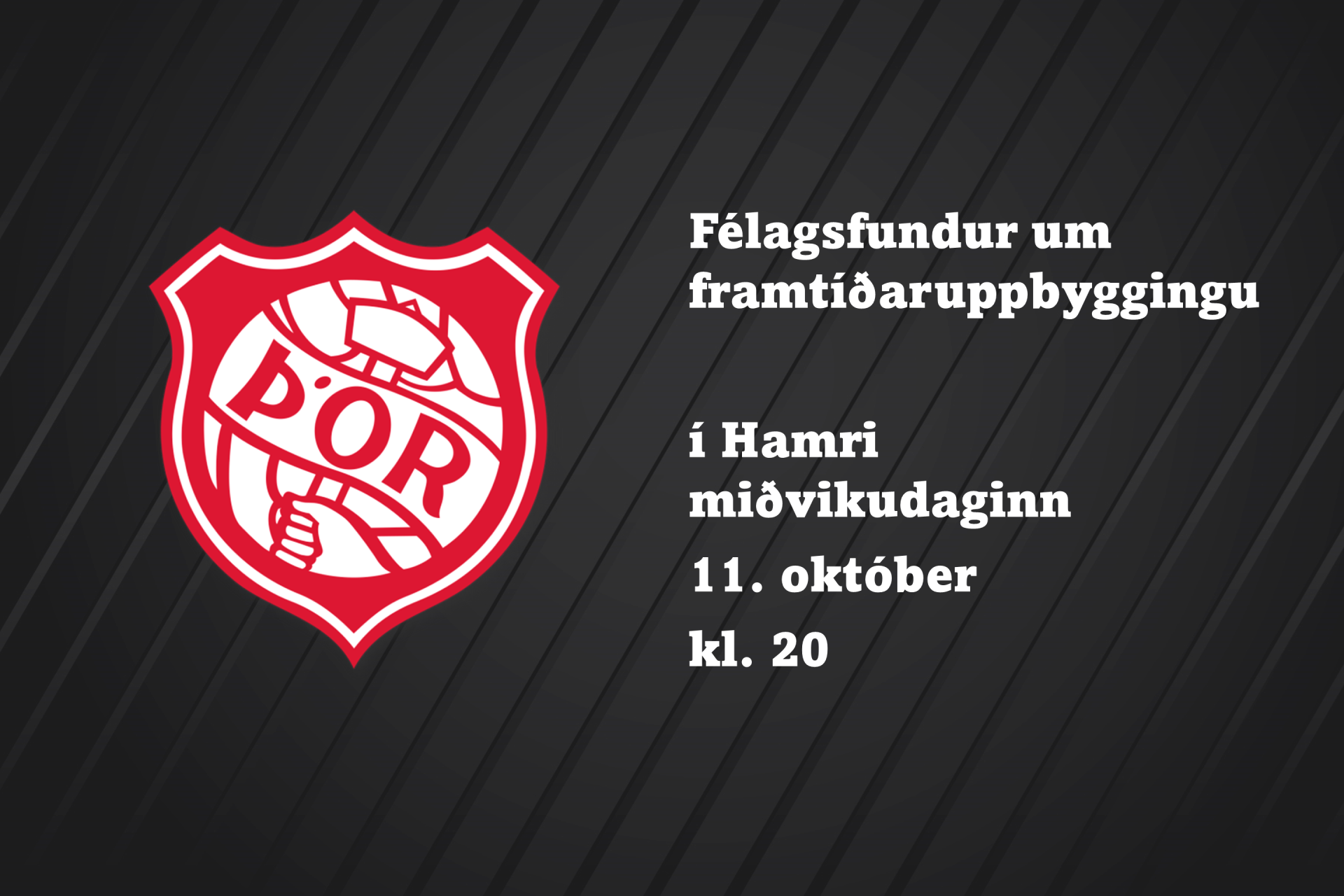 Félagsfundur um framtíðaruppbyggingu | Þór - Handbolti
